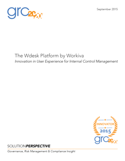 The Wdesk Platform by Workiva: Innovation in User Experience for ...