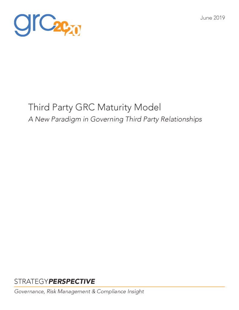 Policy Management Maturity Model | GRC 20/20 Research, LLC
