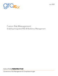 GRC Functional Area | GRC 20/20 Research, LLC