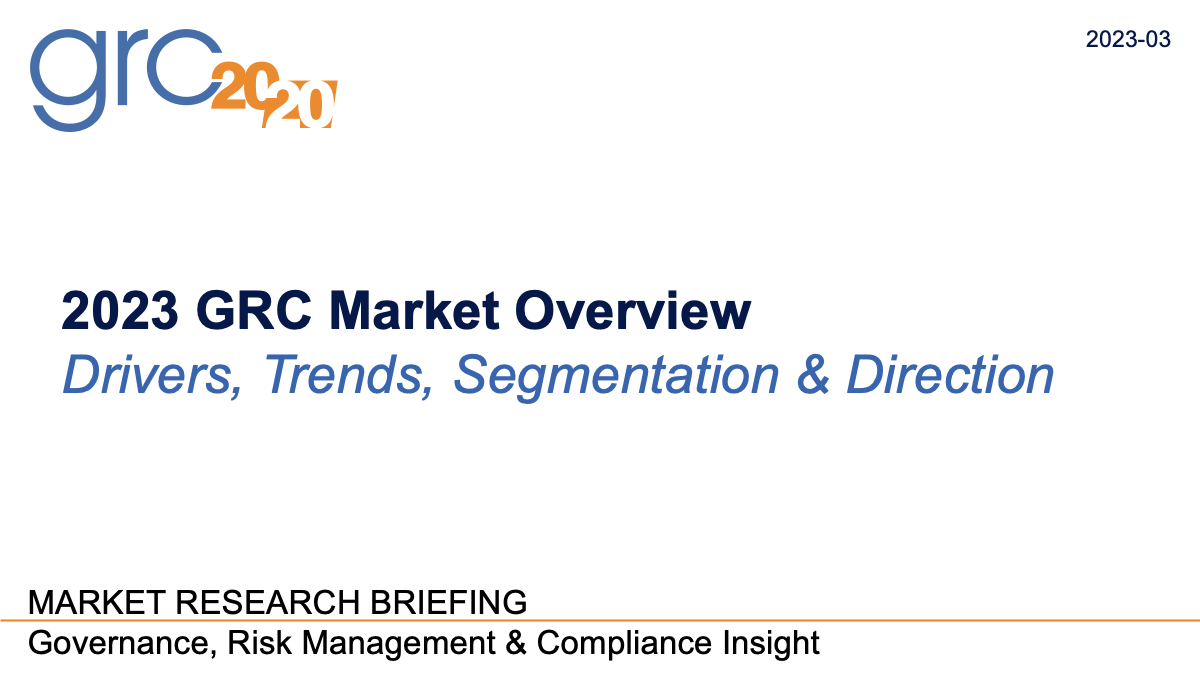 2023 Grc Market Overview Grc 20 20 Research Llc